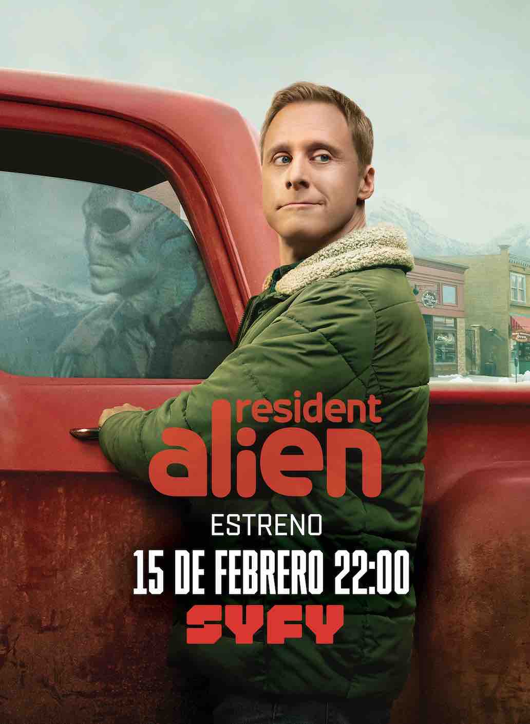 Llega a SYFY lo nuevo de Alan Tudyk, Resident Alien - Moobys