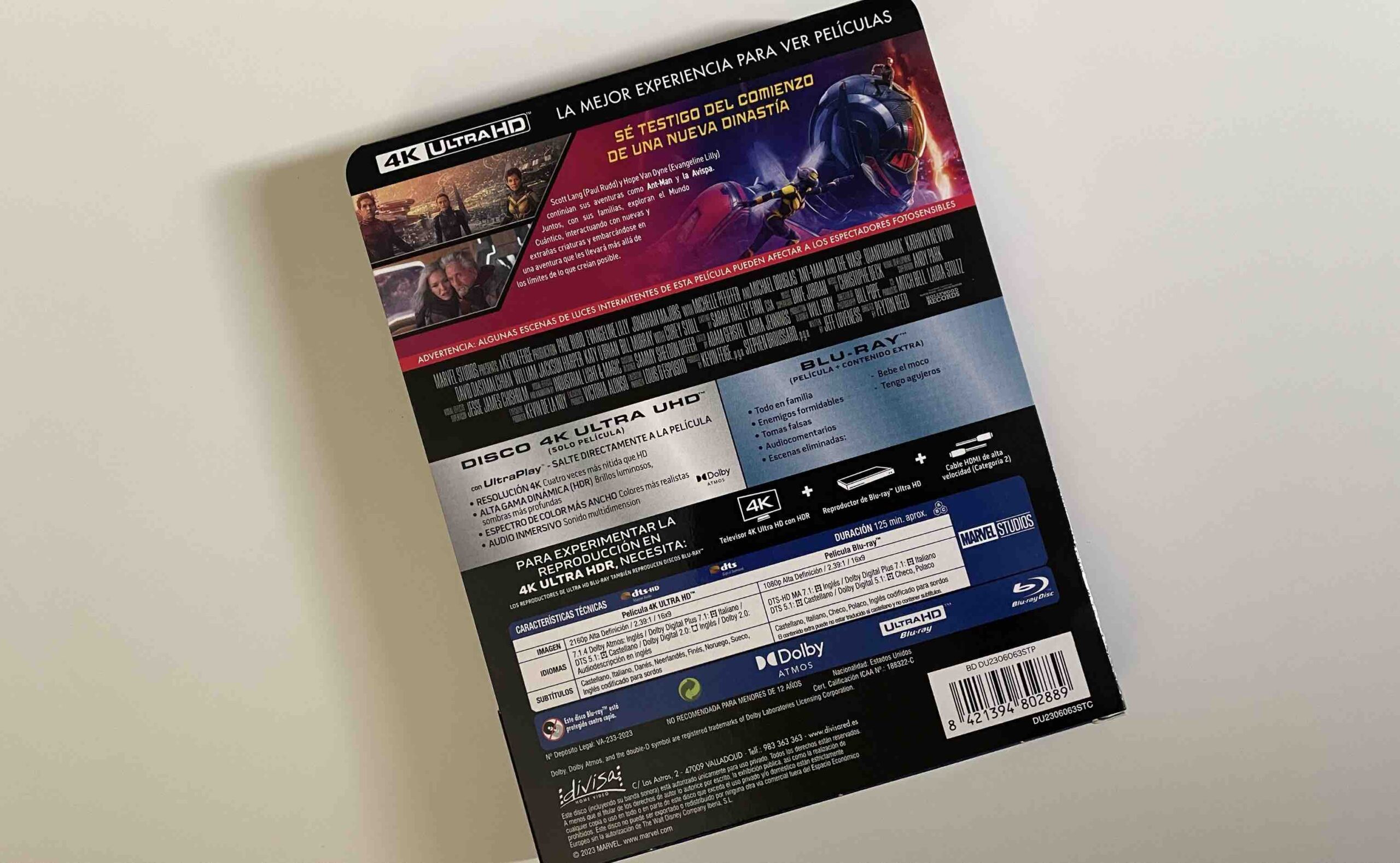 PLAY> Ant-Man y la Avispa: Quantumanía en 4K UHD SteelBook - Moobys