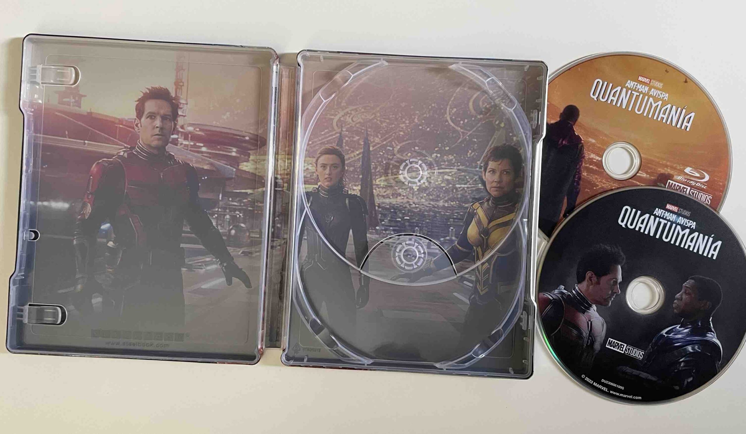 PLAY> Ant-Man y la Avispa: Quantumanía en 4K UHD SteelBook - Moobys